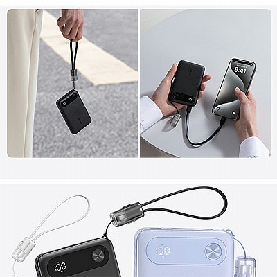 סוללת גיבוי ניידת קומפקטית Anker Power Bank 10000mAh A1257 במלאי ...