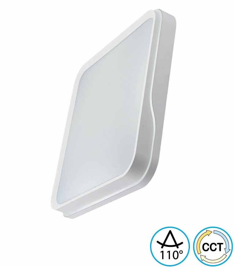 גוף תאורה צמוד תקרה דקורטיבי מרובע OMEGA VINCENT CCT 60W | - חנות מוצרי ...